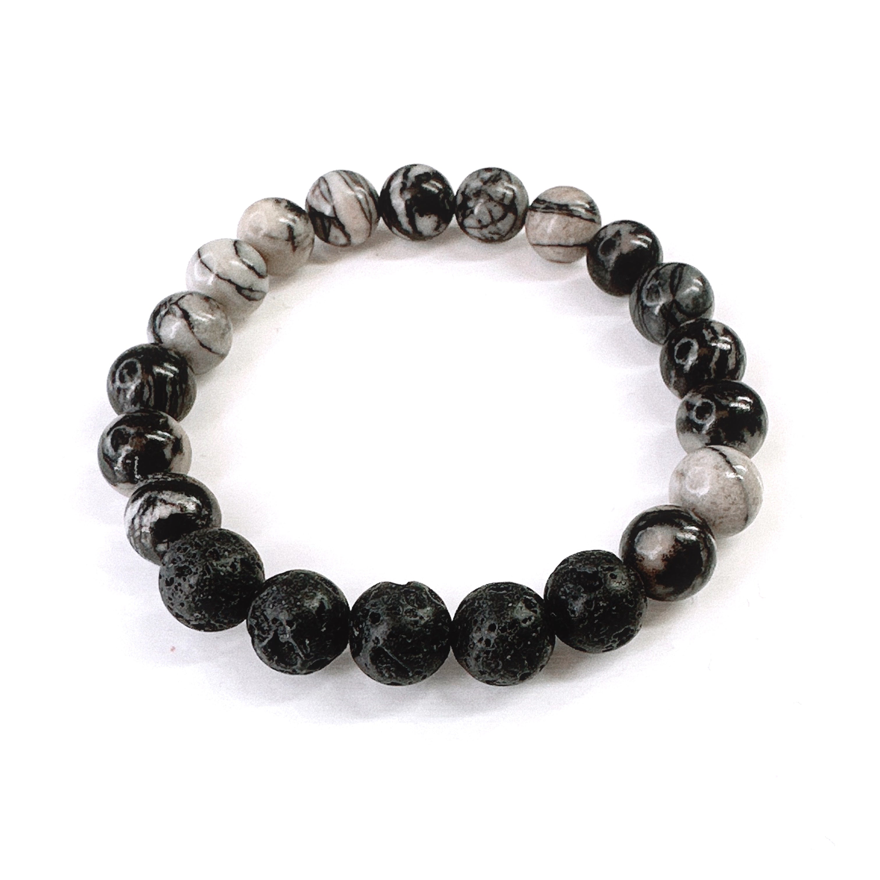 Black Network and Lava Bracelets – 5 Second Rule Bracelet
